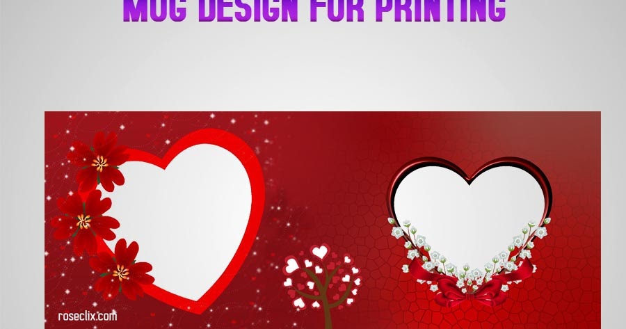 Double Heart Mug Template - Mug Design template Freepikes ~ FreePikes