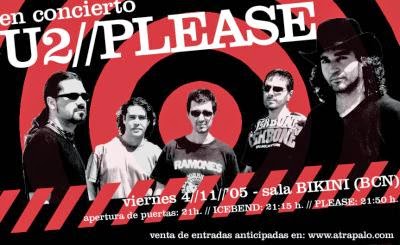 CANTANDO EN EL TIEMPO: PLEASE, BANDA TRIBUTO U2