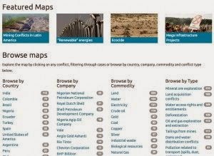 Ejatlás, un mapa interactivo de injusticias ecológicas ...