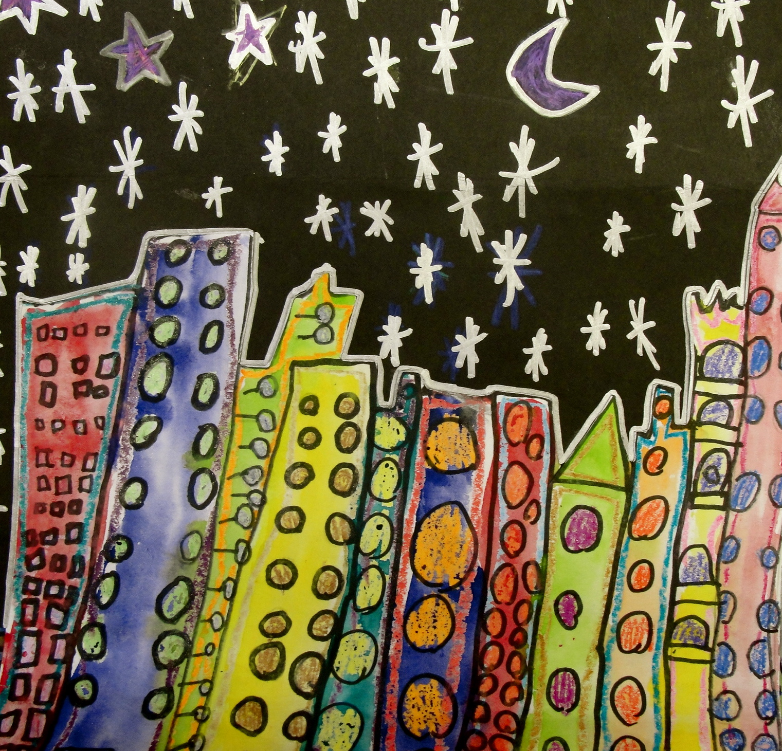 Da Vinci's Wings: 1st Grade Cityscapes