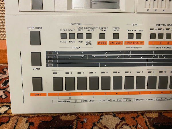 MATRIXSYNTH: Vintage Roland TR-707 Drum Machine SN 589011 w/ Docs
