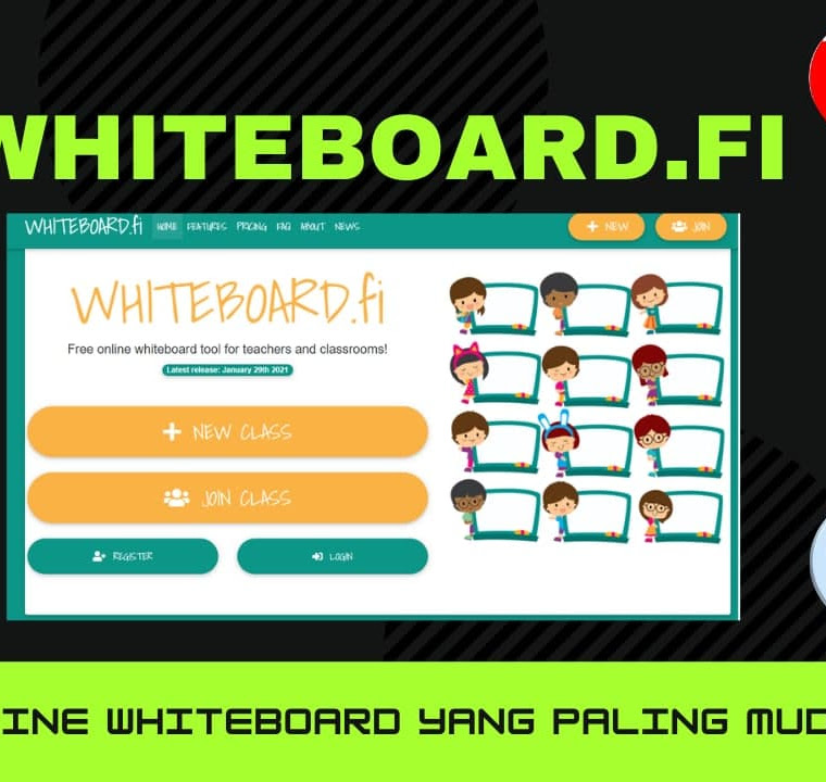 TUTORIAL WHITEBOARD.FI: ONLINE WHITEBOARD YANG PALING MUDAH - Akademi Youtuber