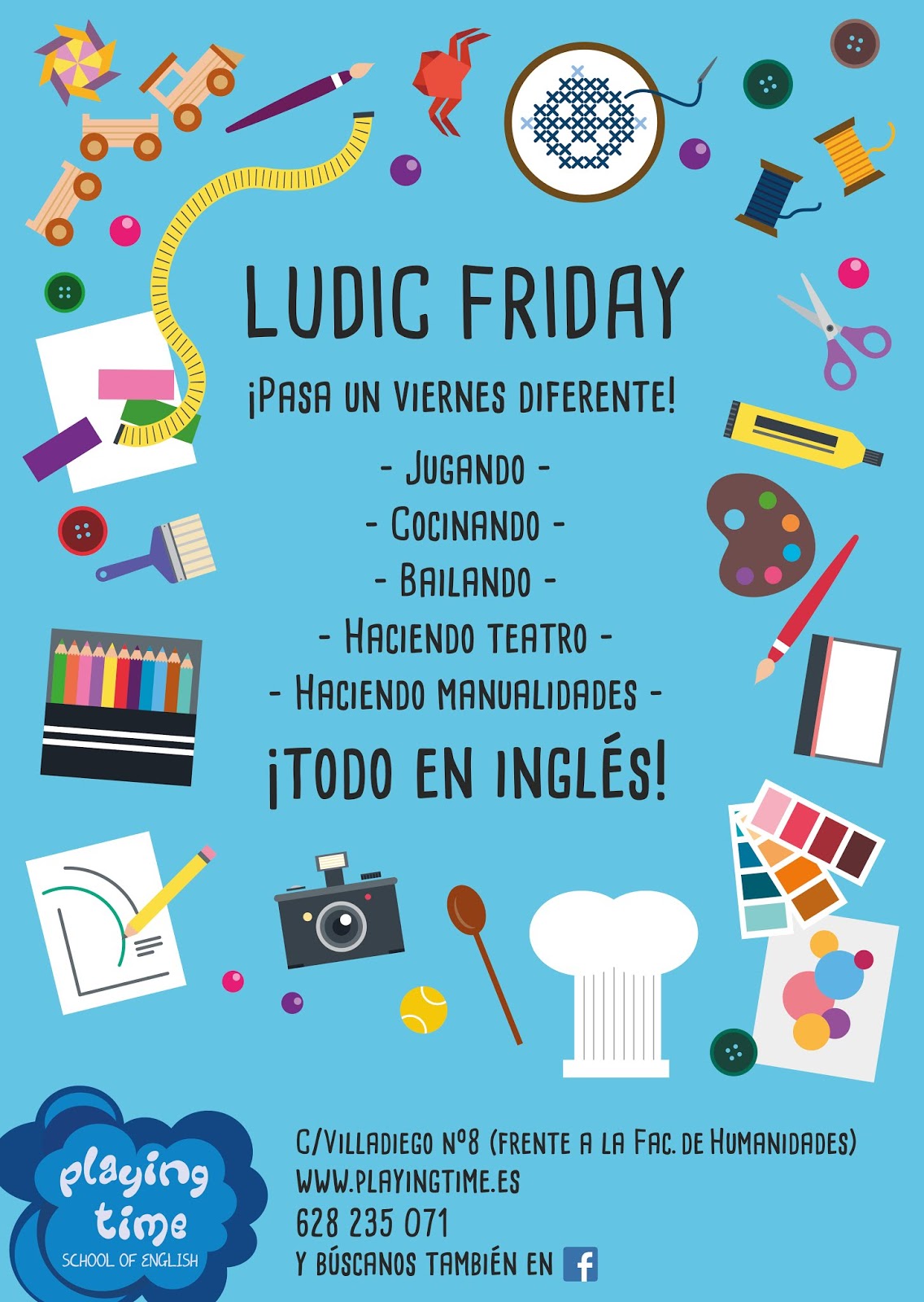 PLAYINGTIME.ES - PLAYING TIME School of English : Actividad para los ...