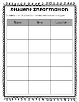 Ms. Moran's Kindergarten: Kindergarten No Prep Emergency Sub Plans and ...