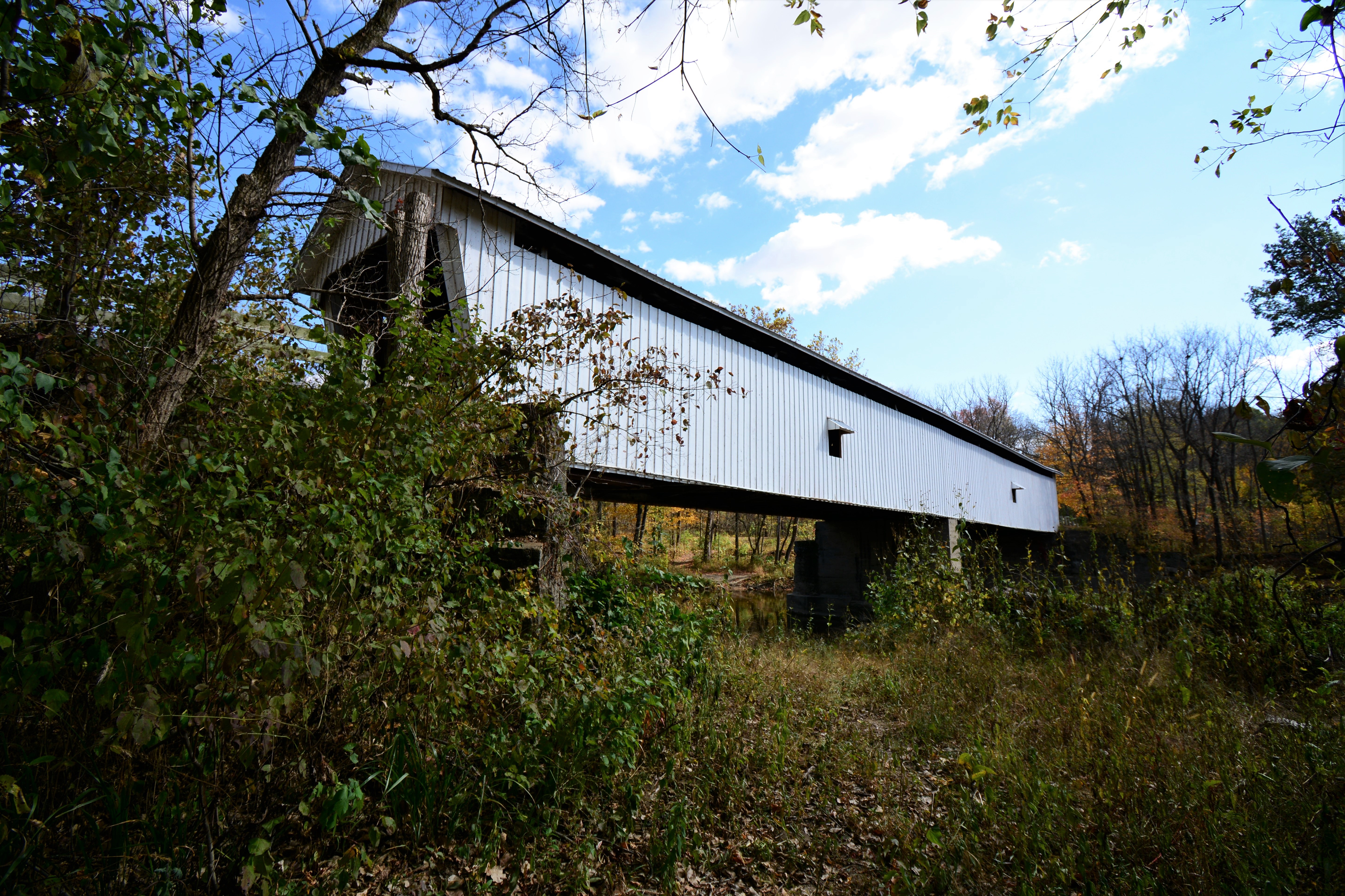 COVERED BRIDGES IN OHIO +: DARLINGTON COVERED BRIDGE - DARLINGTON, INDIANA
