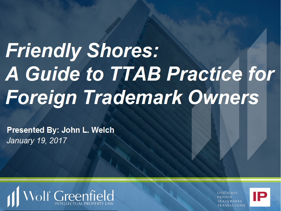 The TTABlog ® : January 2017