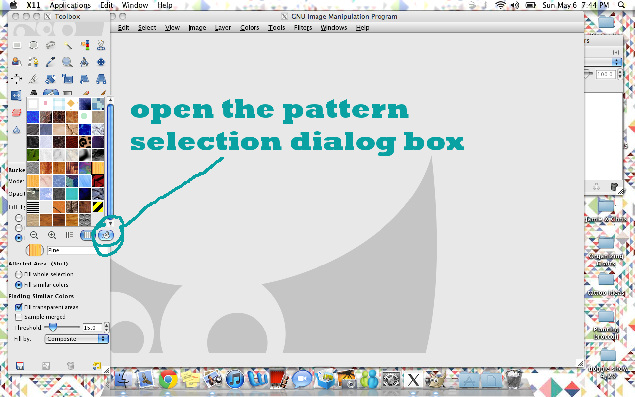 365 Days Of DIY Making A Pattern In GIMP 365 Days Of DIY Making A Pattern In GIMP
