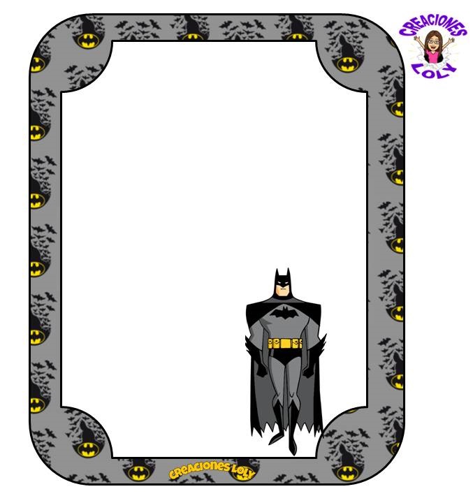 Creaciones Loly: 10 Invitaciones de Batman