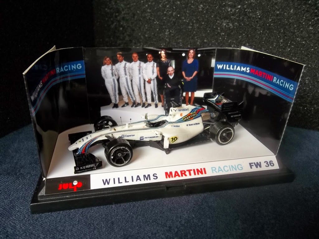 WILLIANS MARTINI RACING FW 36 - JULIO Design 1:64 JULIO 10Sign