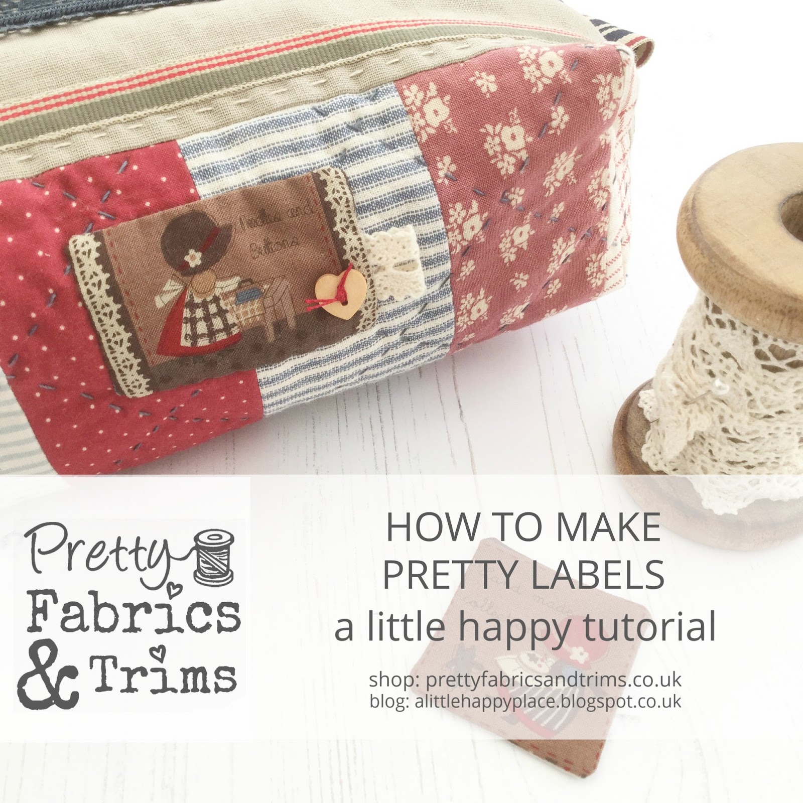 A Little Happy Tutorial ~ How to make sweet labels and patches | A ...
