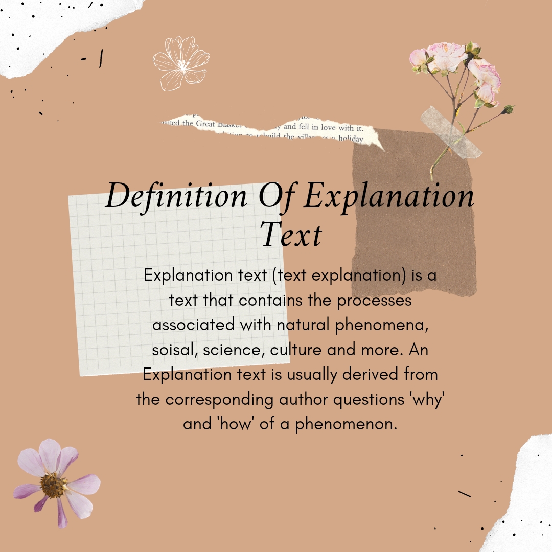 Explanation Text Part 1