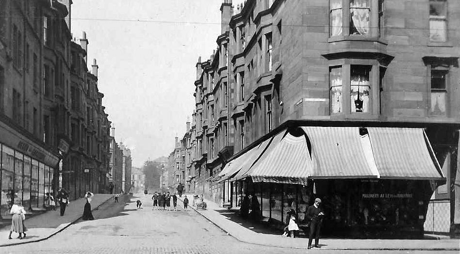 Tour Scotland: Old Photograph Apsley Street Partick Scotland