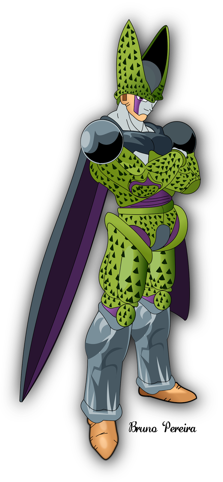 Bruno Nerd Comics: TIME LAPSE - Desenhando o Cell Perfeito - com Inkscape