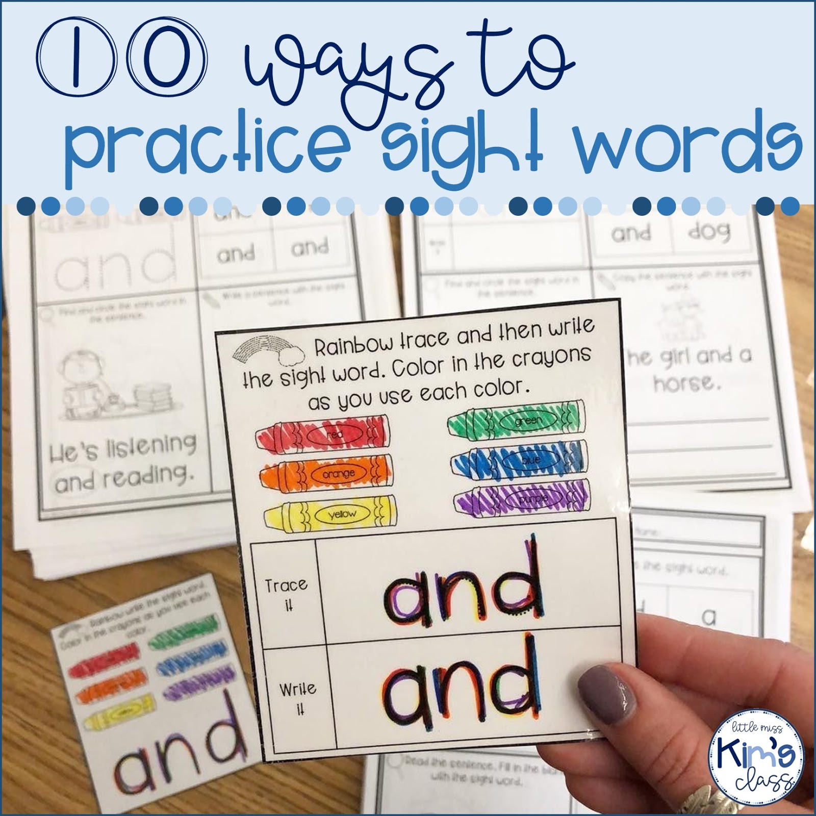 Little Miss Kim's Class: 10 Ways to Practice Sight Words in the Classroom