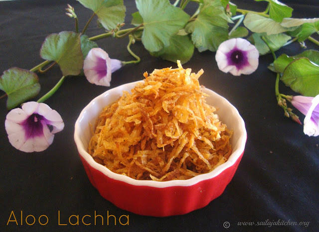 Sailaja Kitchen...A site for all food lovers!: Aloo Lachcha Recipe ...