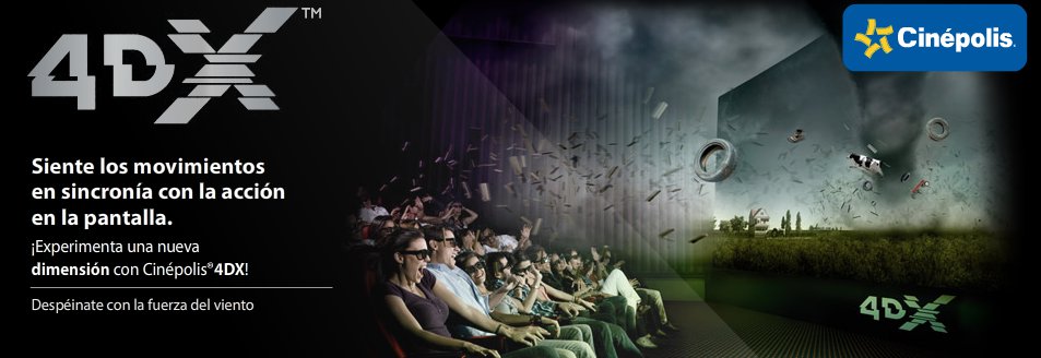 SÓLO SANGRONS: 4D (Cinépolis 4DX y Cinemex X4D)