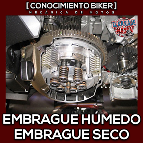 GARAGE DE MOTOS: 🔴 DIFERENCIAS ENTRE EL EMBRAGUE HÚMEDO Y EL EMBRAGUE SECO