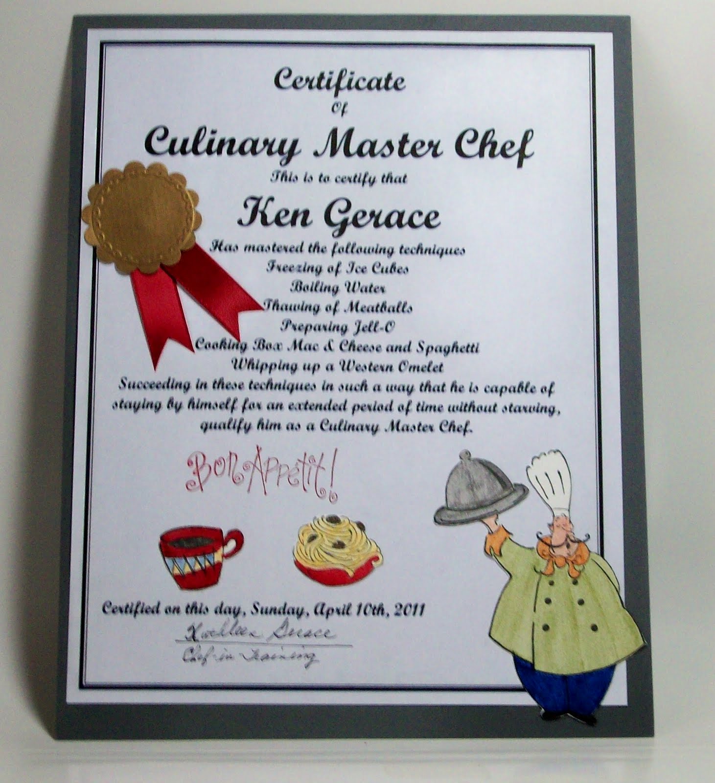 Kathy's Knook: The "Master Chef" Lives at My House!