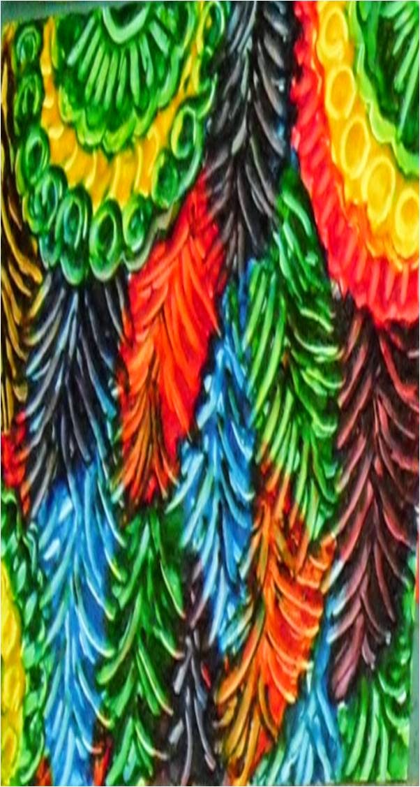 Terindah Finger Painting Gambar Bunga