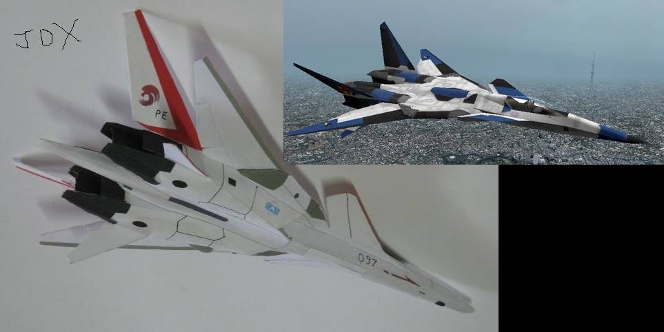 Ace Combat Model - Drawings: XFA-27