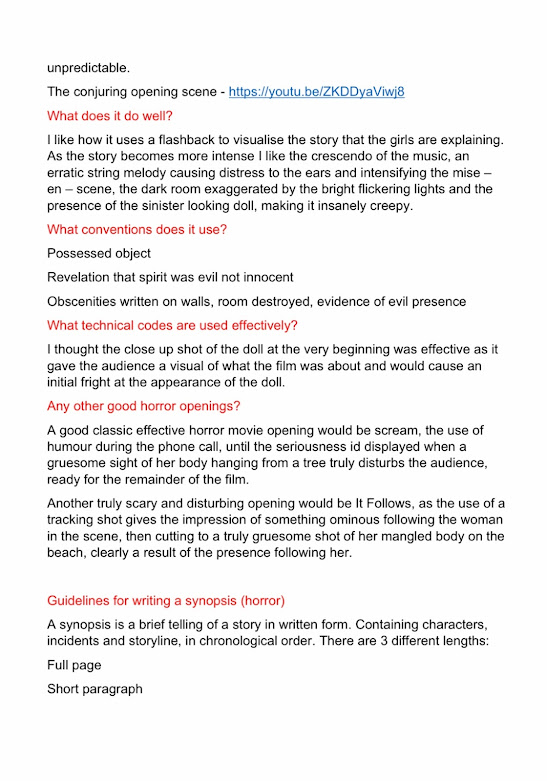 Unit 10B - Film Production