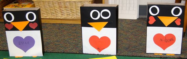 Hurray for FDK!: Penguin Valentine Box and Precious Parent Gift