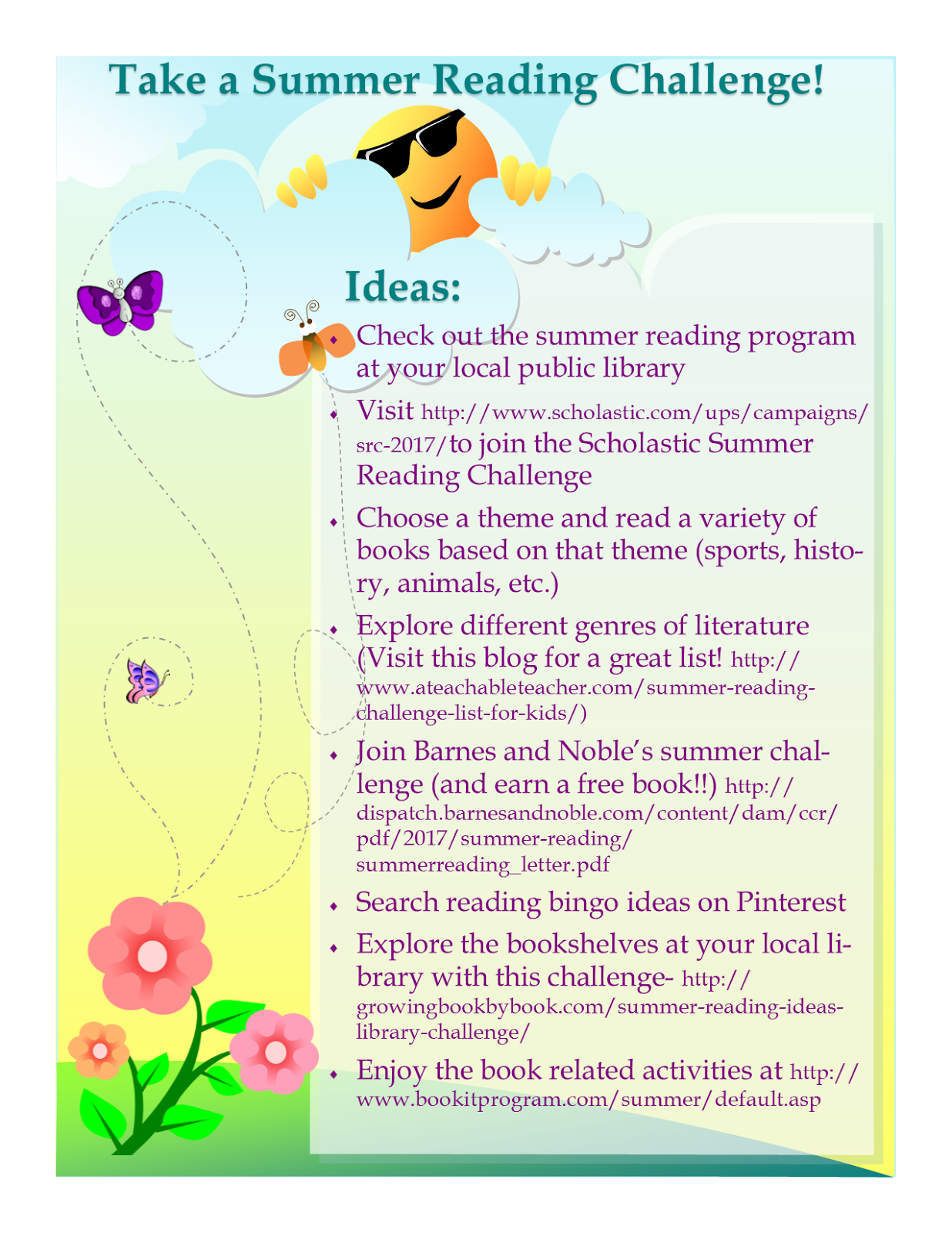 Take a Summer Reading Challenge!