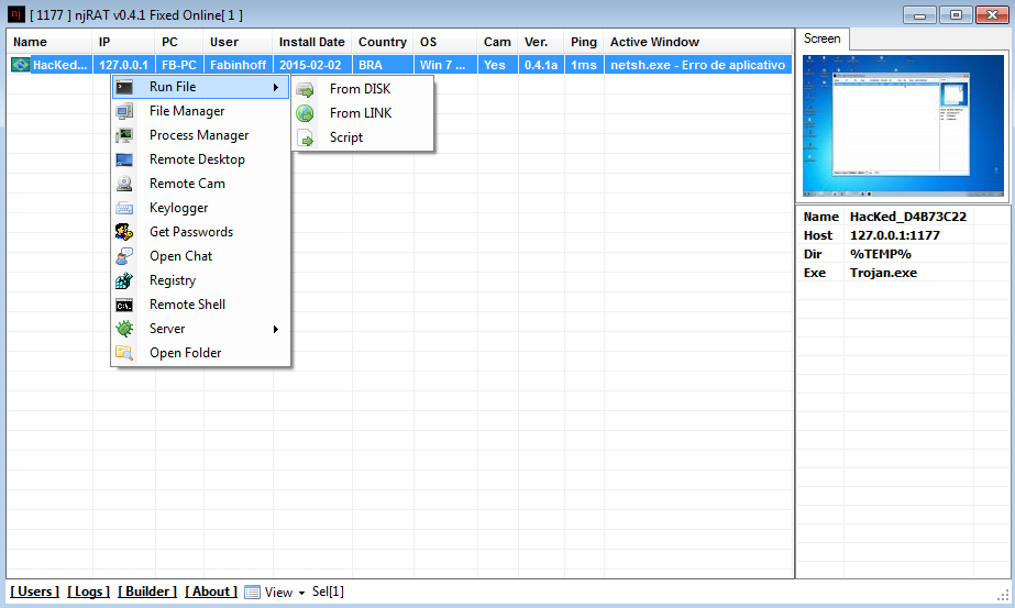 Pack NjRat All Version