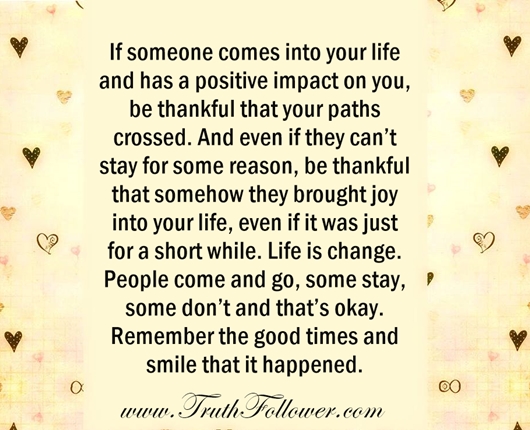 Remember the good times and smile