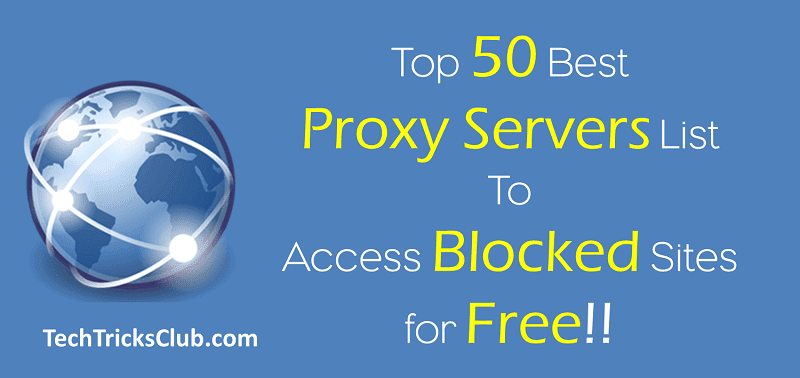 Site Proxy List 50 - Make Money Online