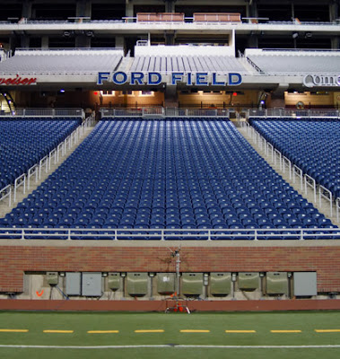 Ford Field - Home of the Detroit Lions NFL Football Team