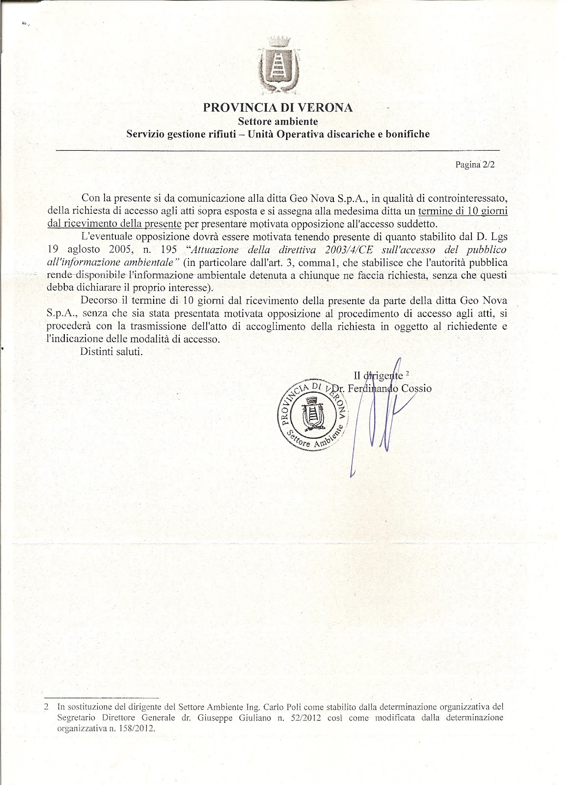 Comunicazione di avvio del procedimento di accesso agli atti richiesto ... Comunicazione di avvio del procedimento di accesso agli atti richiesto ...