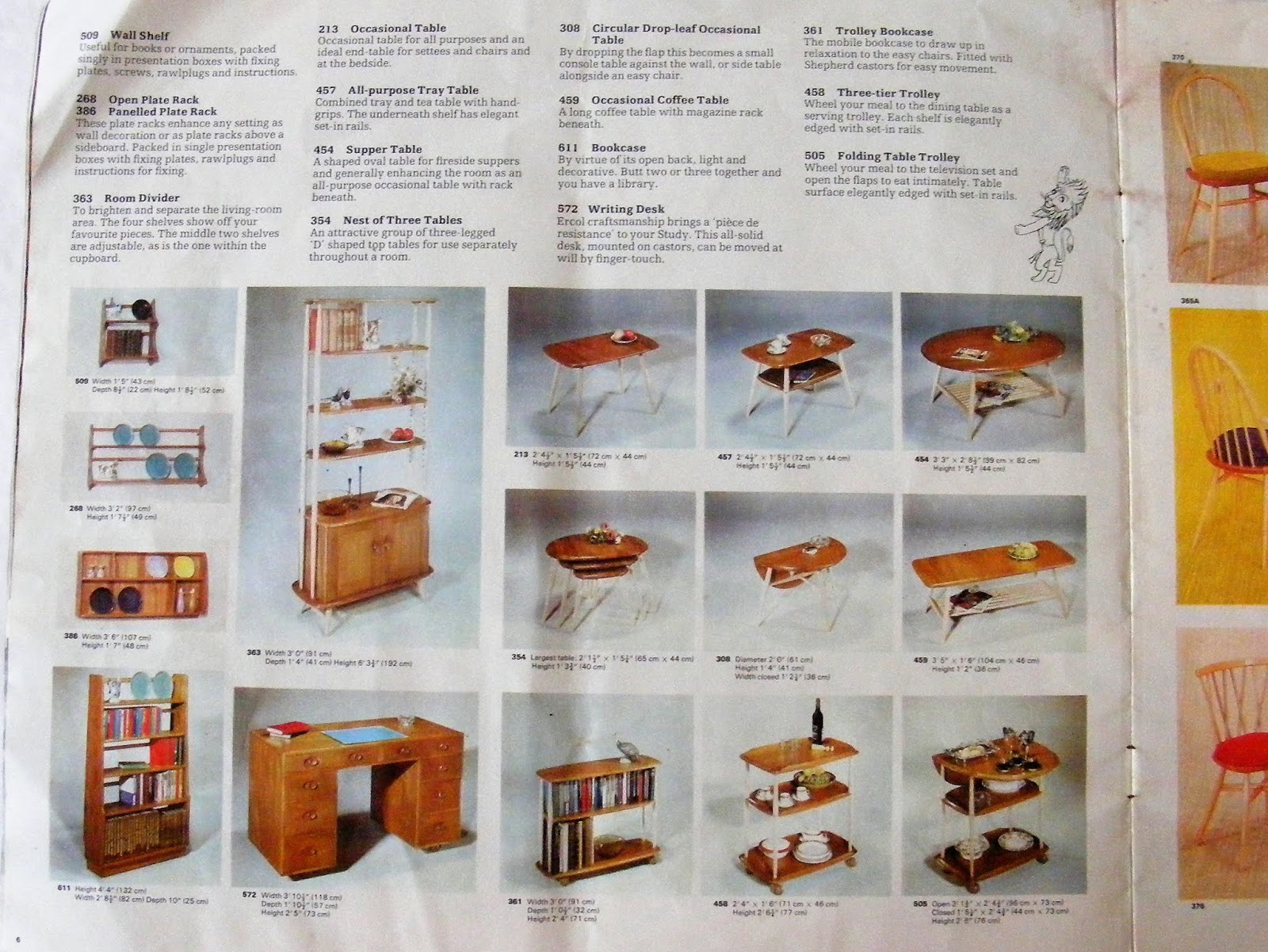 VAMP FURNITURE: A mid-century Ercol catalogue _ 23 July 2019