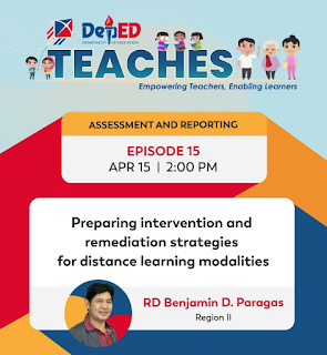 DepEd Teaches Episode 15 April 15, 2021 - Evaluation Form (QATAME)