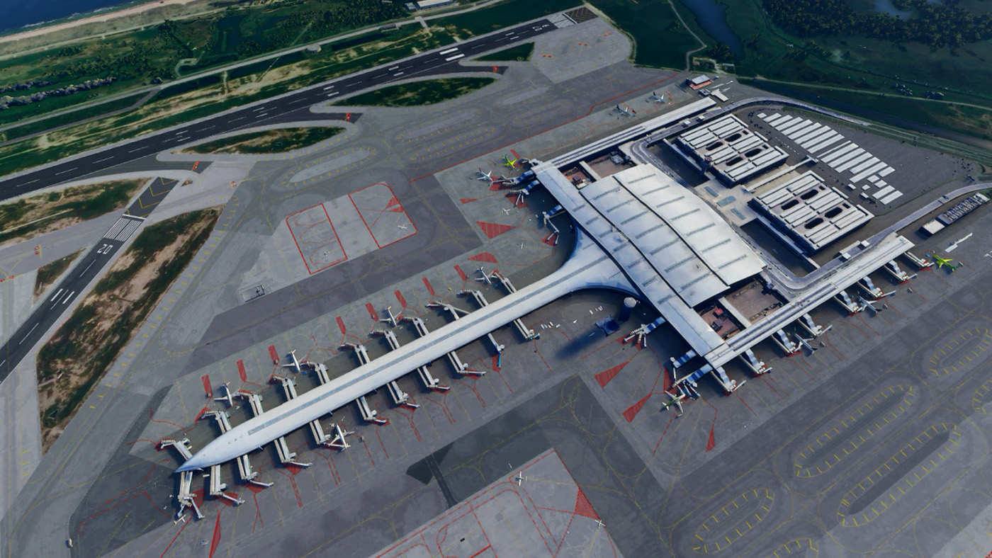 Flight Simulator 2020 LEBL Barcelona El Prat Airport Scenery, Spain - V ...