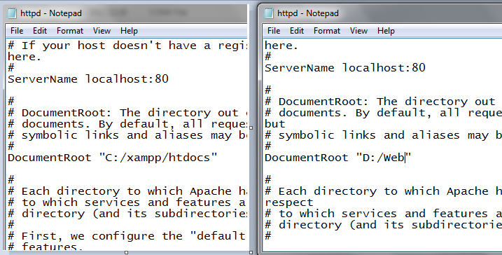 semua_tentang_kita: Cara ganti folder web htdocs pada xampp