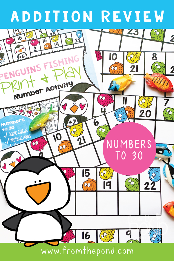 Addition Review Math Center | From the Pond