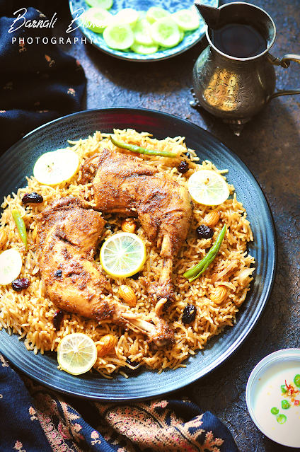 Arabic Chicken Mandi | Smokey Chicken & Rice - Curries & Stories