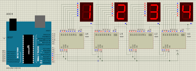 Arduino Tutorial by Manmohan Pal: Huge SevenSegment Clock using Shift ...