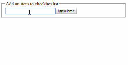Asp.net: add items to checkboxlist code behind
