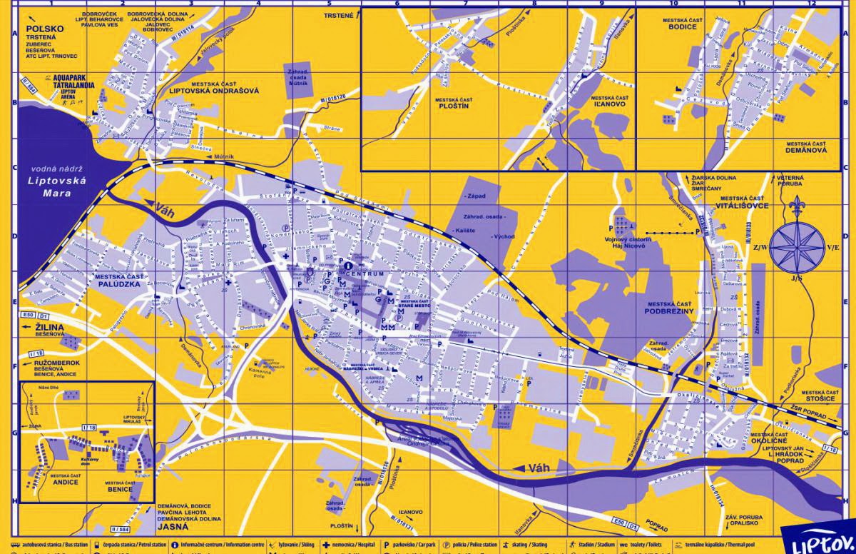 Liptovsky Mikulas map