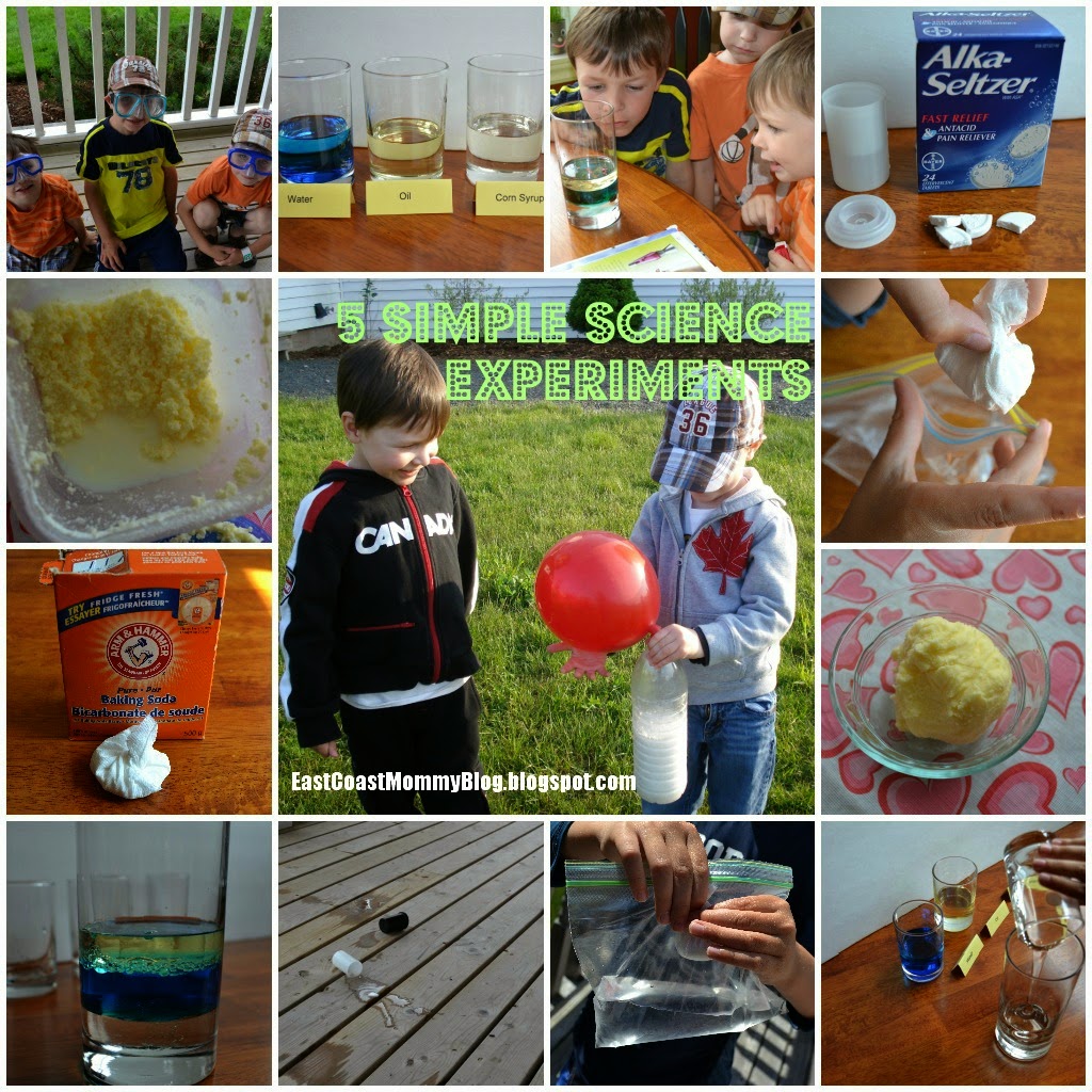 East Coast Mommy: 10 {Simple} Science Experiments for Kids