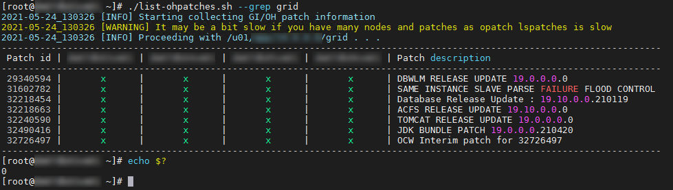 An Unknown DBA blog: list-ohpatches.sh: a better Oracle patch reporting ...