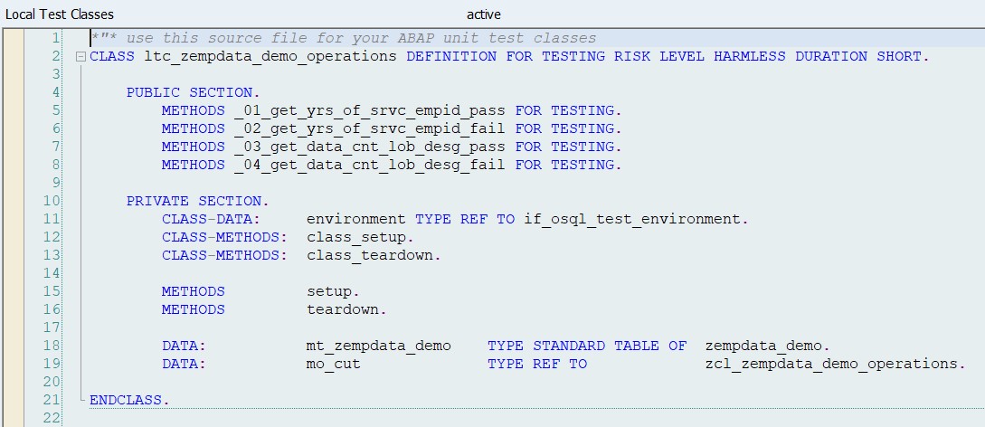 Sap Abap Central “test Doubles” And Using Osql Test Double Framework For Abap Unit Tests
