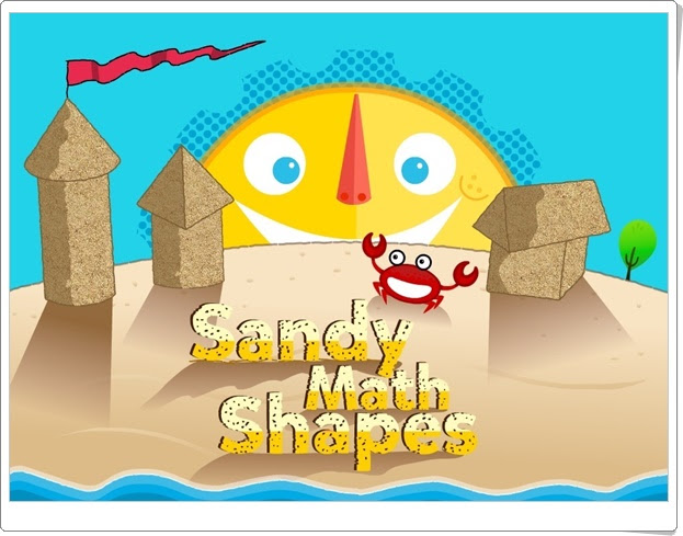 Recursos Educativos de Educación Infantil: "Sandy Math Shapes" (Juego ...