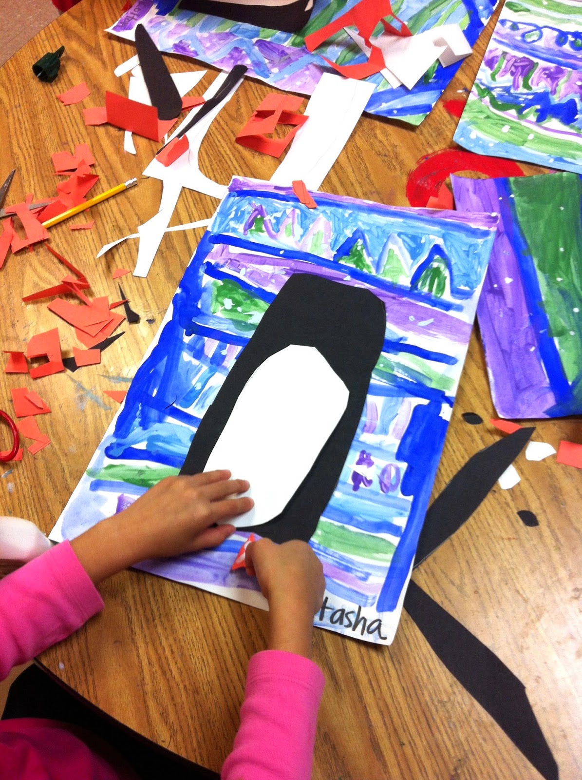 ChumleyScobey Art Room: Penguins in Antarctica