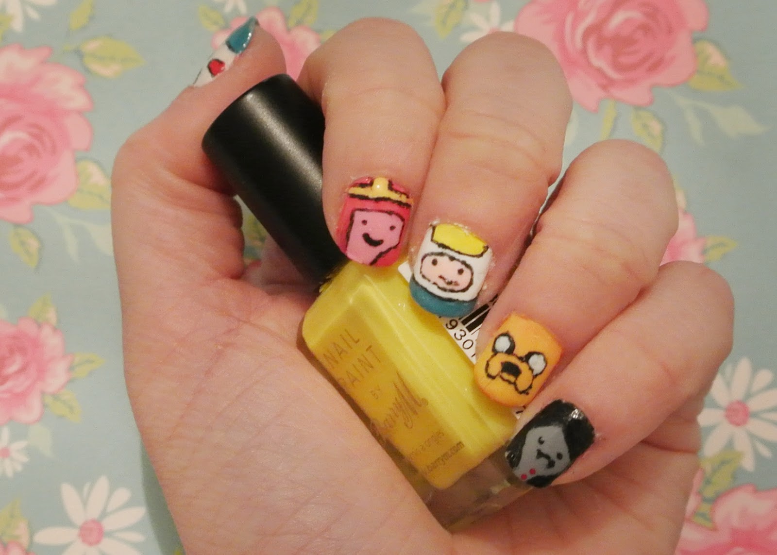 Adventure Time Nail Art