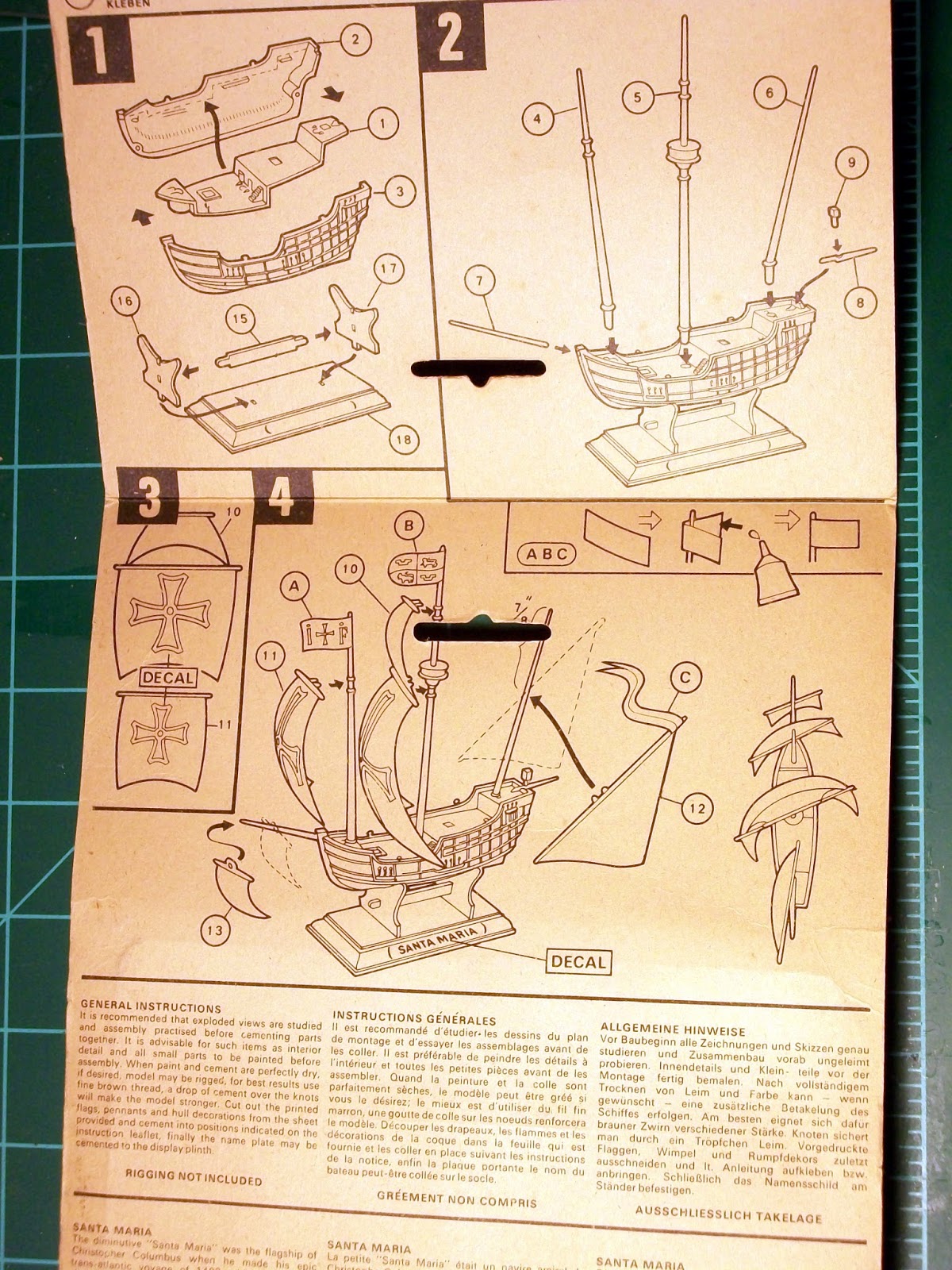 Robert's Old Ships: The Airfix "Santa Maria" - A Review