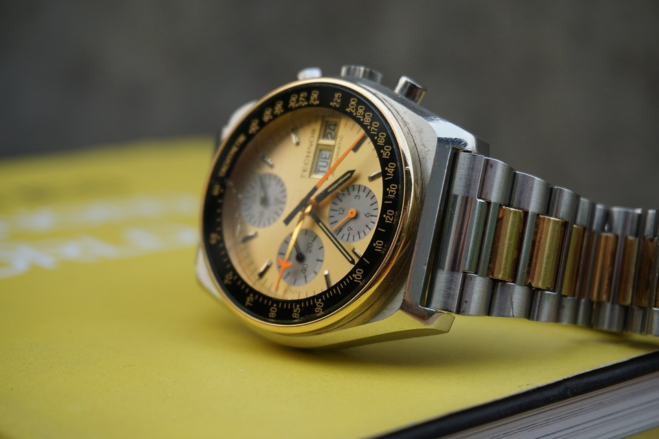 TECHNOS Automatic Chronograph Lemania 5100 movt (SOLD) - SAMPLE SHOP