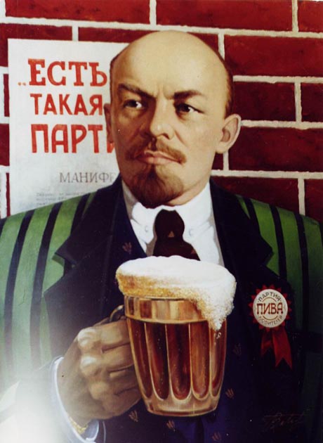 Cervezal: Lenin amaba la cerveza pero nunca exageraba.